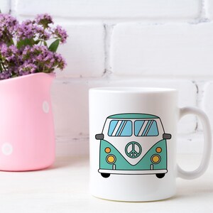 Retro Bus Svg Png, Retro Van Svg, Groovy Van Svg, Camper Van Svg ...