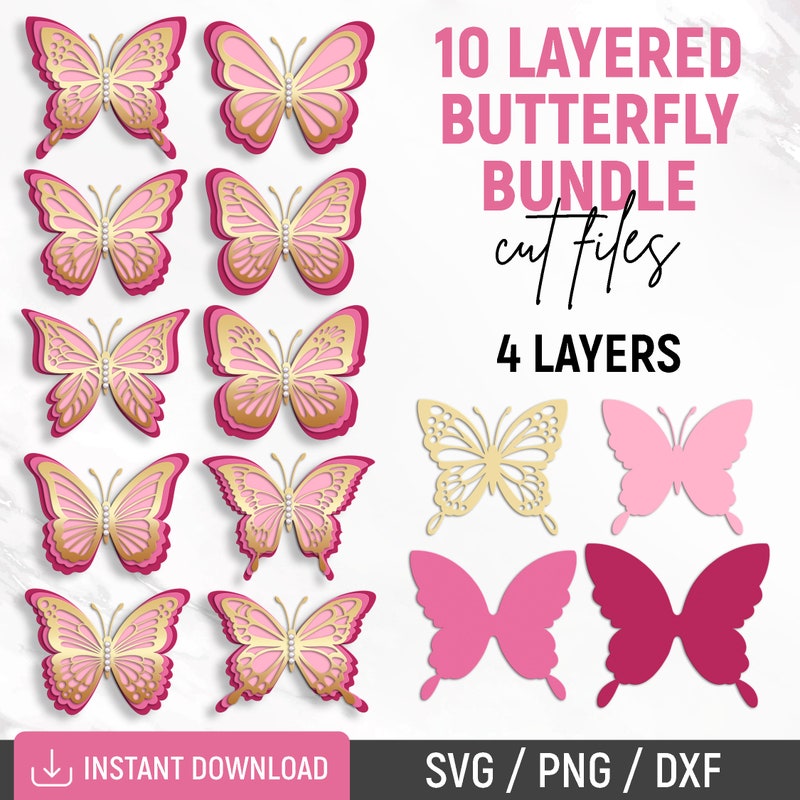Butterfly Shape Svg - Etsy