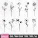 50 Wildflower Svg Bundle, Flower Svg, Floral Svg Bundle, Wildflower Svg ...