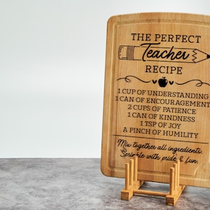 The Perfect Teacher Recipe Svg, Teacher Appreciation Quote Svg, Cutting ...