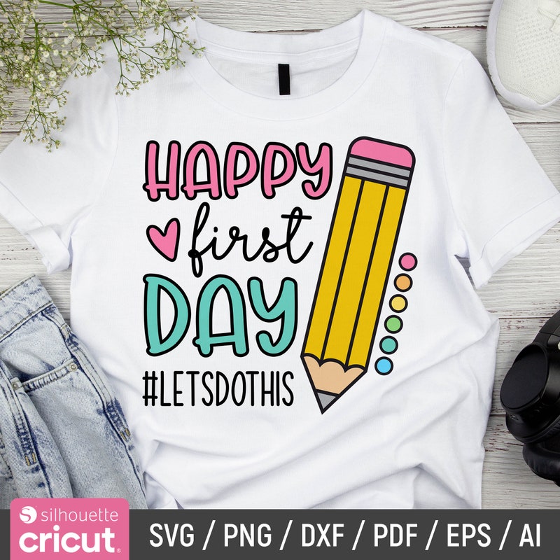 First Day of School Svg - Etsy
