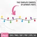 Christmas Lights Svg Bundle, Seamless Christmas Lights Pattern ...