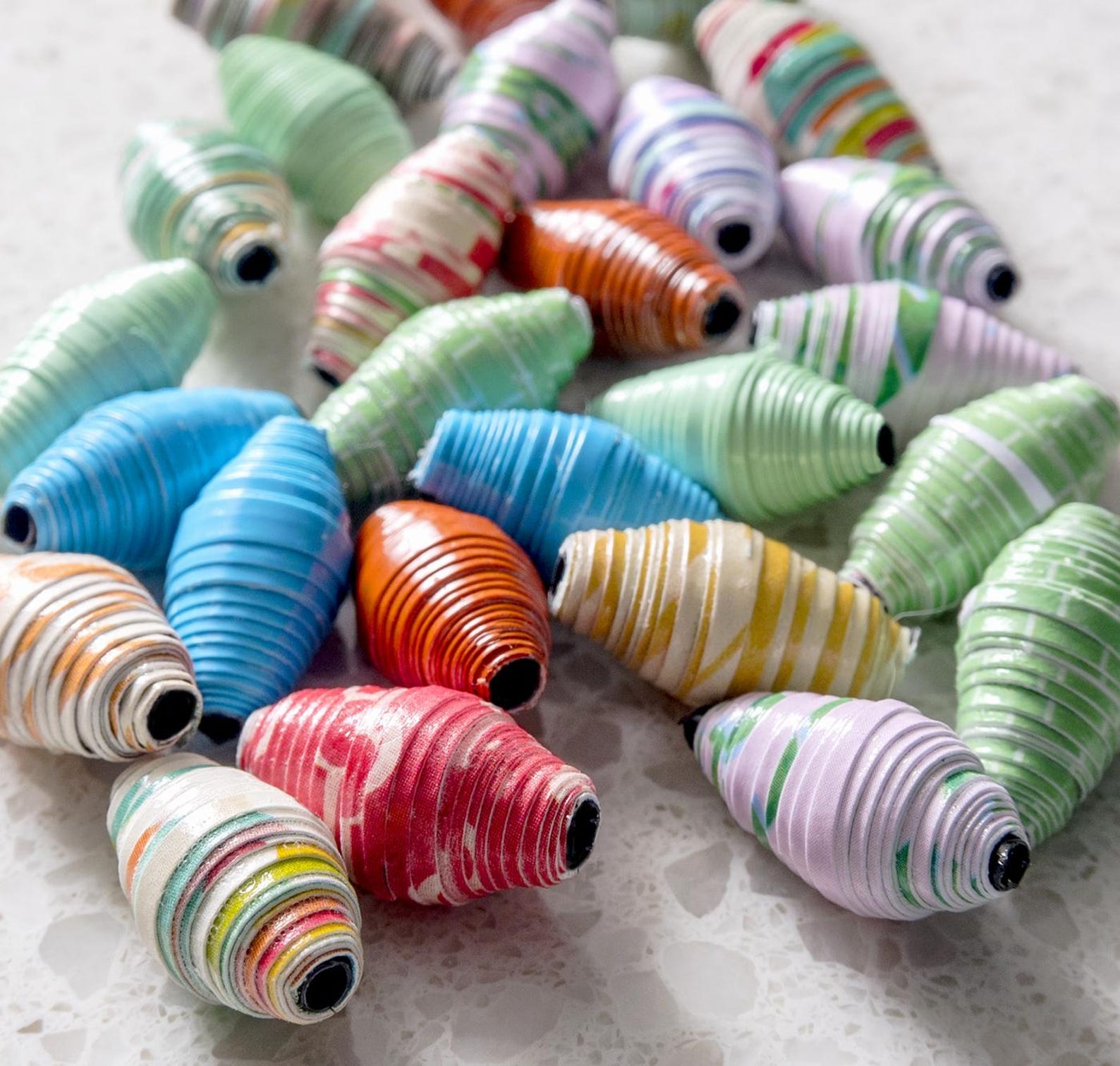 Paper Bead Template, Paper Bead Strips Template, Paper Beading Blank ...