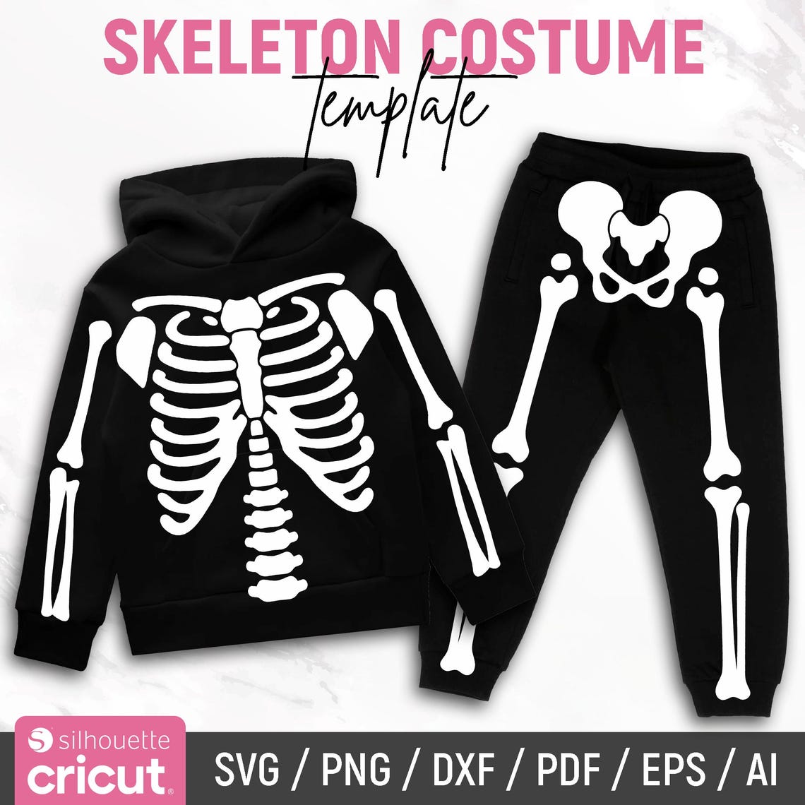 Skeleton Costume Svg, Skeleton Svg, Halloween Svg, Skeleton Bones Svg ...