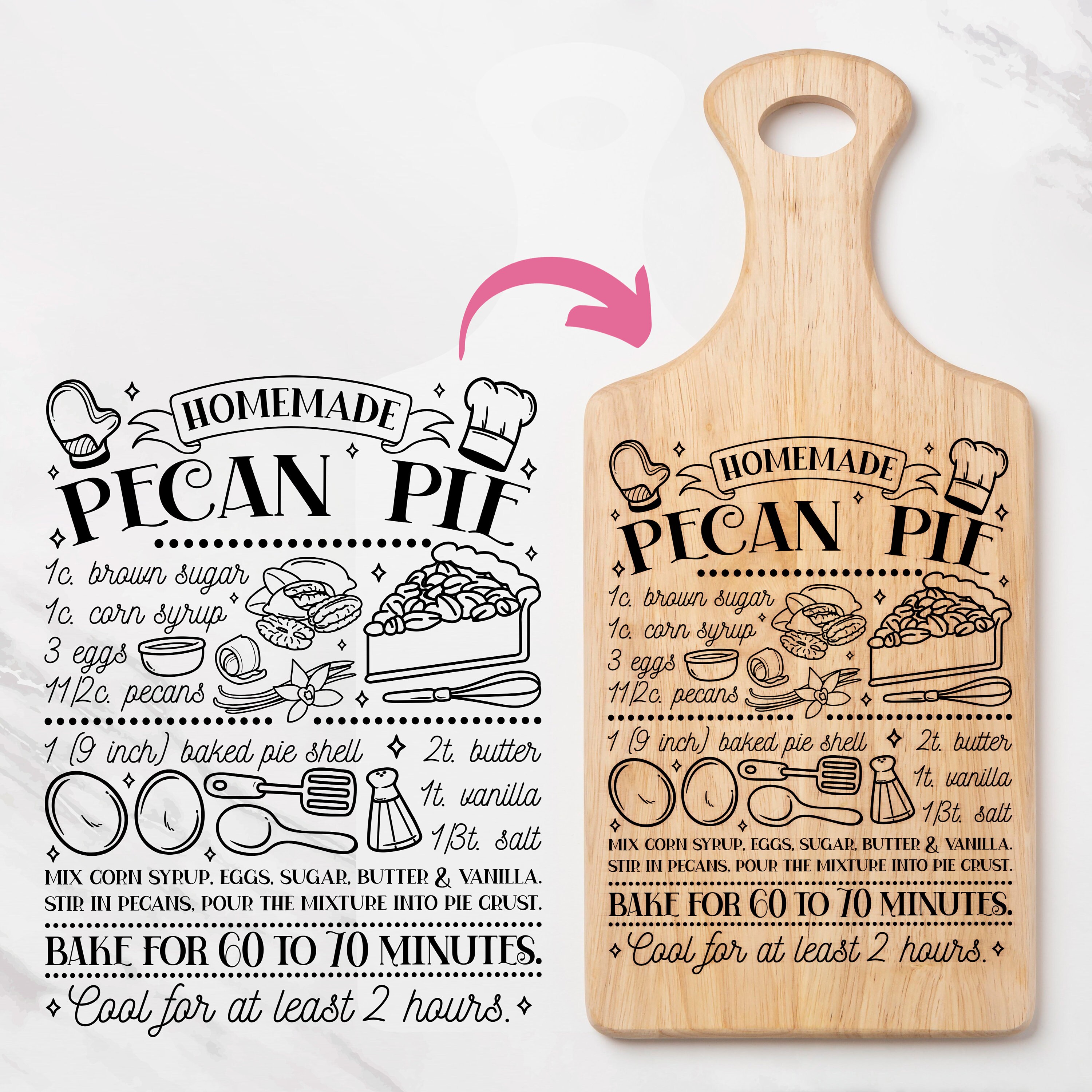 Christmas Recipe, Recipe Svg, Kitchen Svg Bundle, Farmhouse Kitchen Svg ...