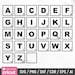Scrabble Tiles Svg, Alphabet Letter Tiles, Scrabble Tiles Cut Files ...