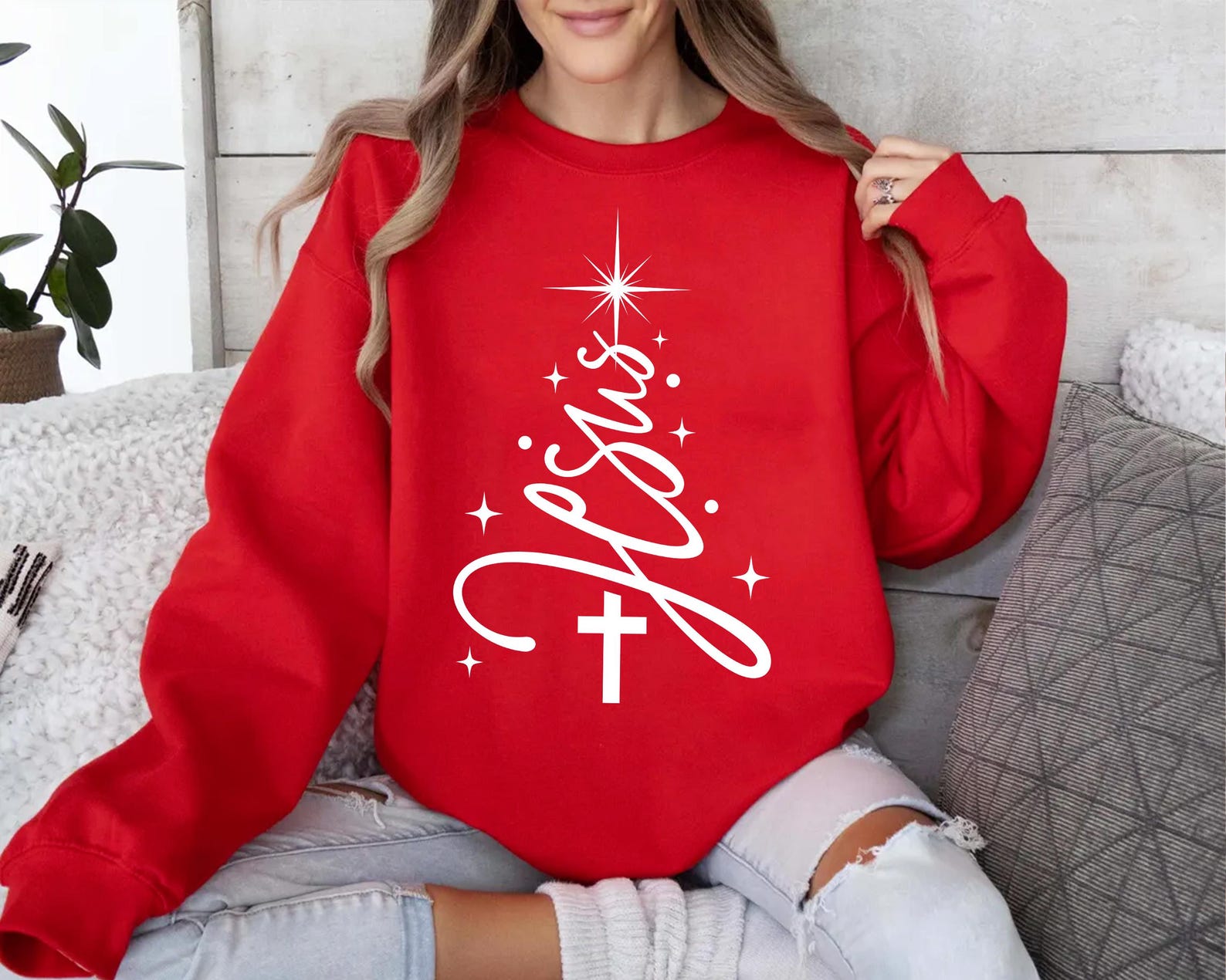 Jesus Christmas Tree Svg, Christian Christmas Svg, Jesus Svg, Christmas ...