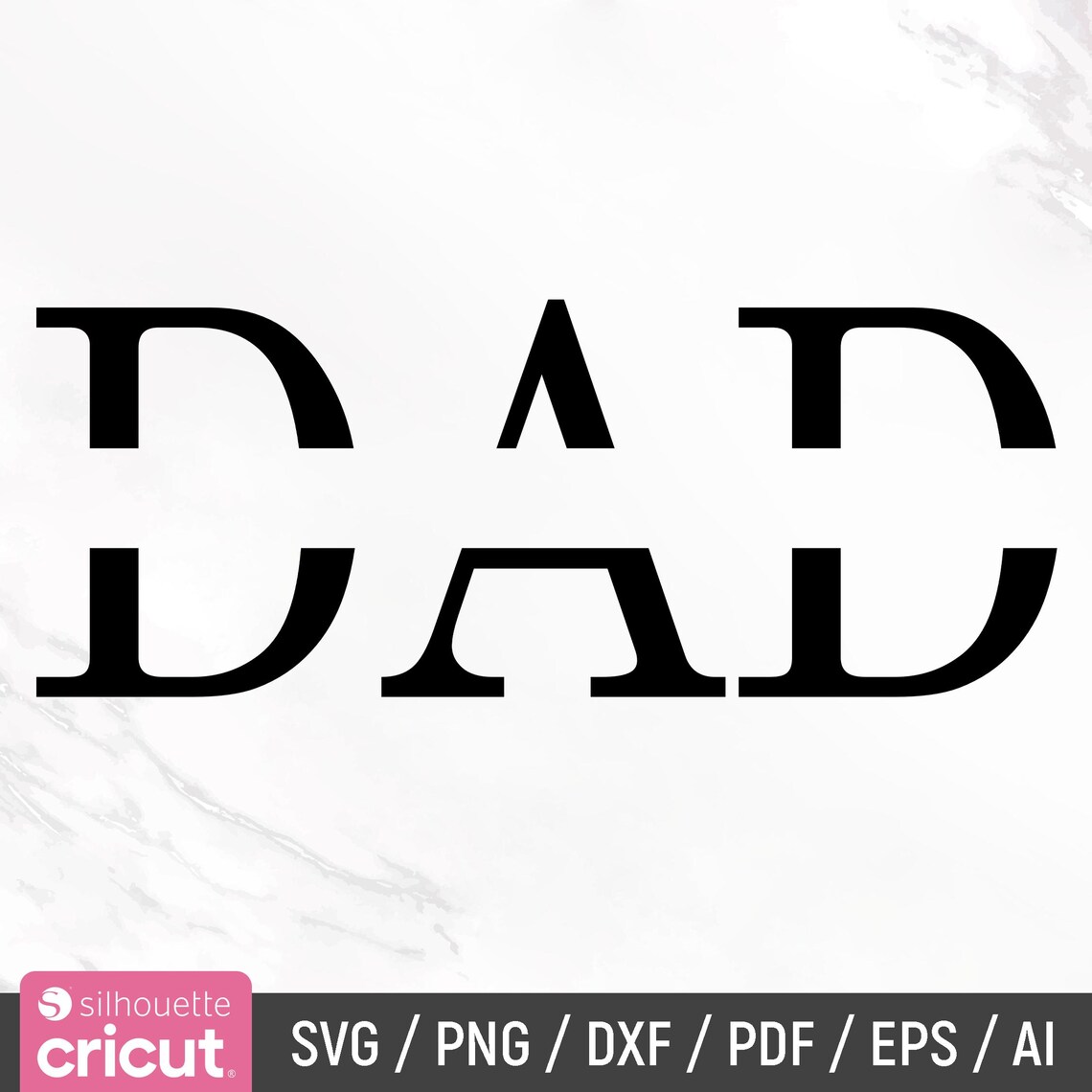 Dad Svg, Father Svg, Father's Day Svg, Dad Split Name Frame Svg, Daddy ...