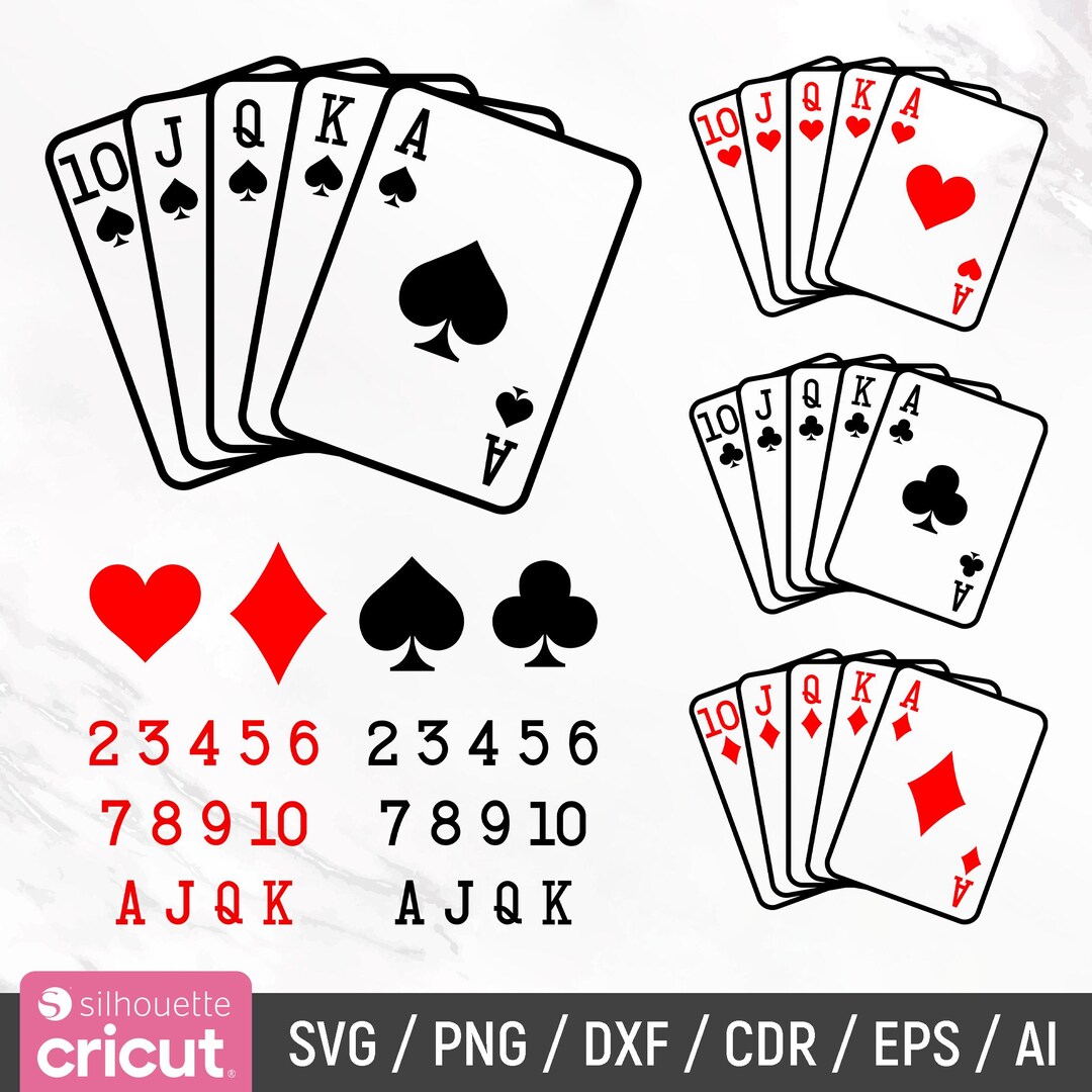 Playing Cards Svg, Playing Cards Symbols Svg, Aces Svg, Card Suits Svg ...