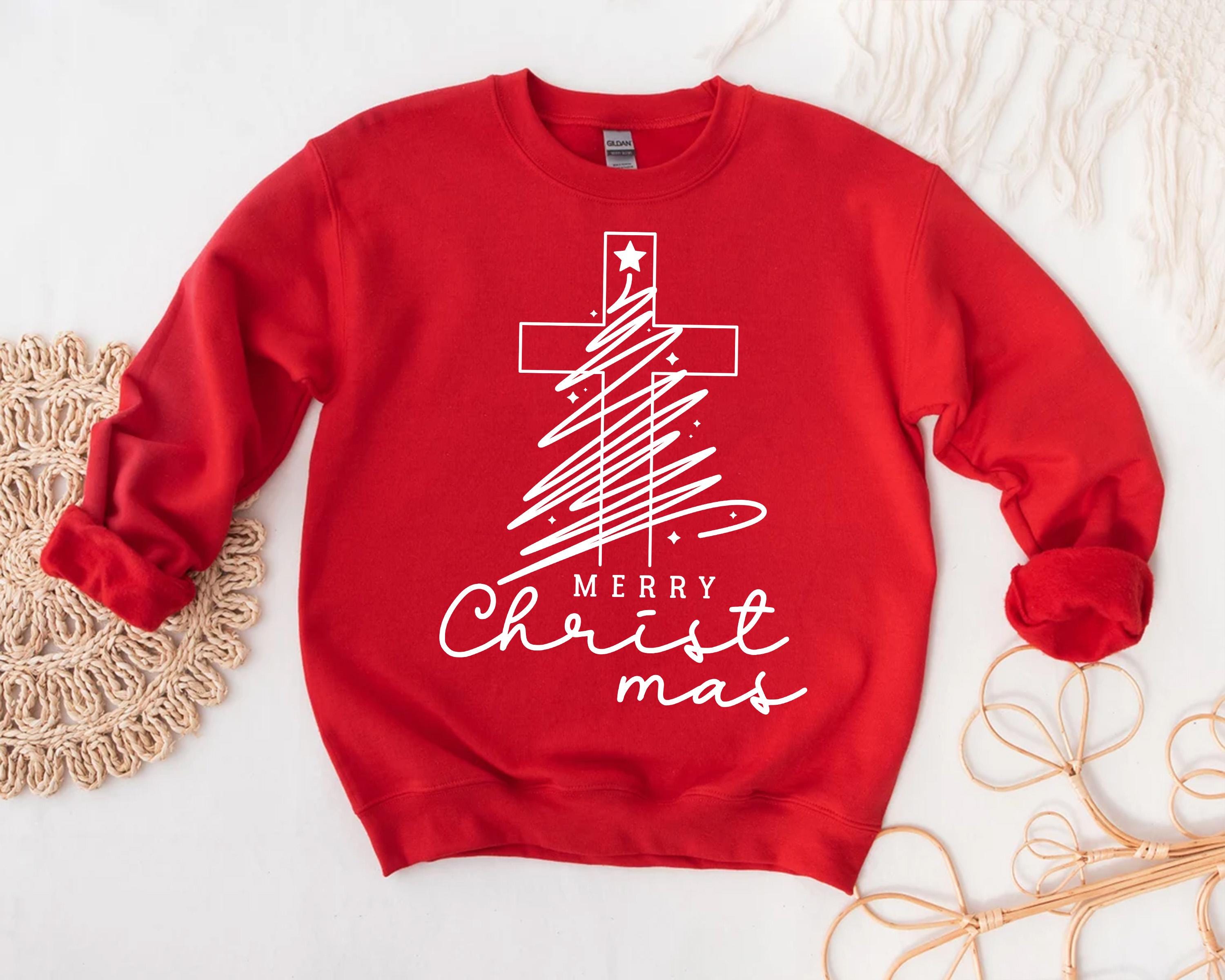 Christmas Tree Svg, Jesus Cross Svg, Christian Christmas Svg, Jesus Svg ...