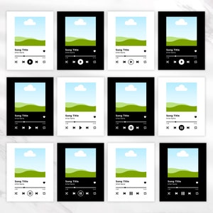 Music Player Template Canva, Music Player Plaque, Acrylic Song Art ...