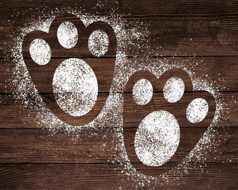 Bunny Footprint Svg, Bunny Paw Svg, Rabbit Feet Svg, Easter Svg ...