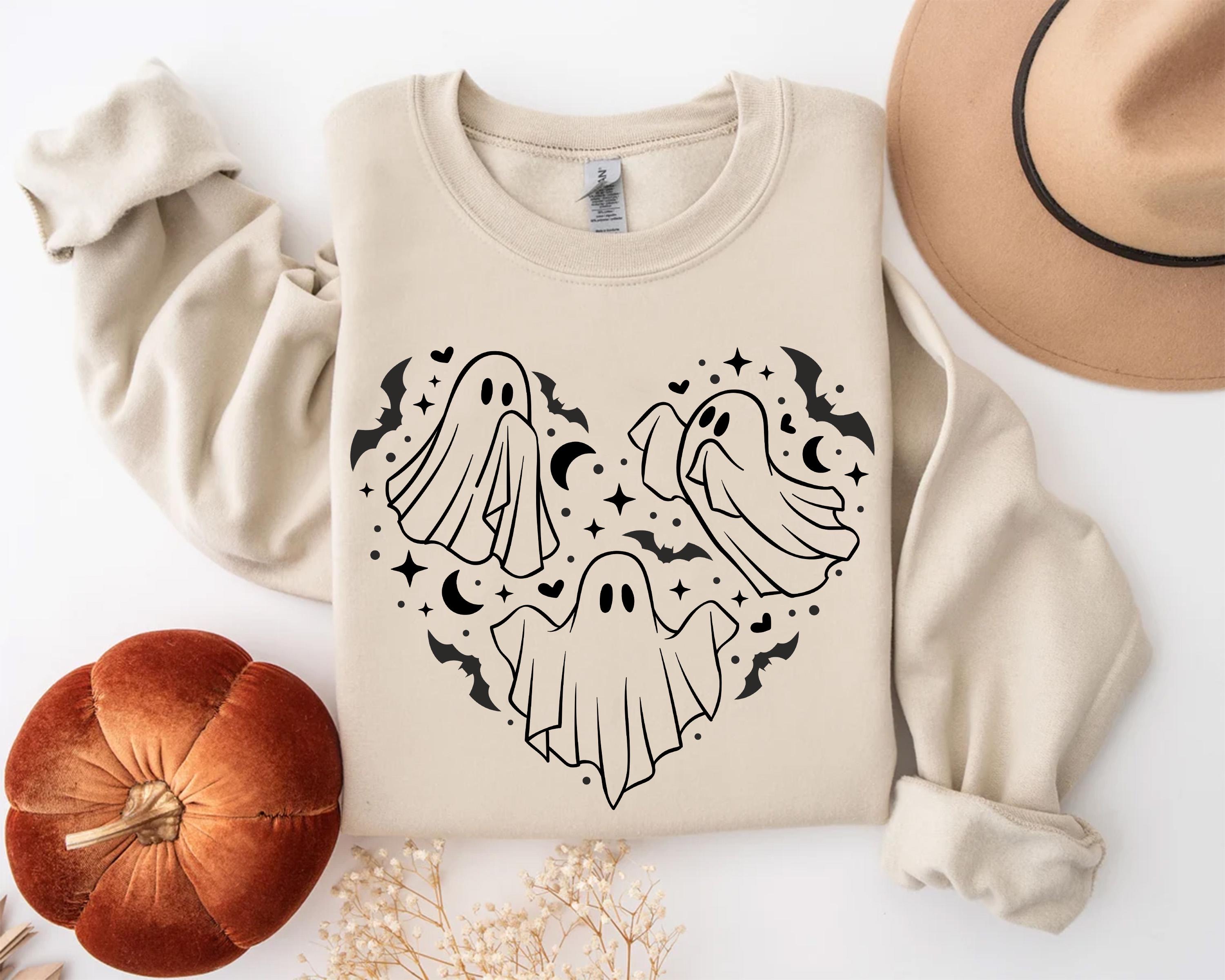 Ghost Heart Svg, Halloween Heart Svg, Halloween Svg, Halloween Love Svg ...