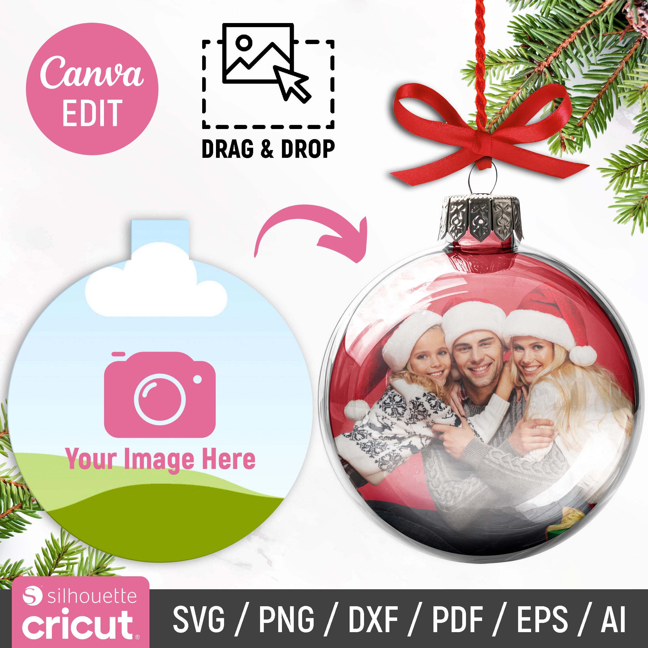 Floating Ornament Svg, Transparent Ornament Template Svg, Plastic ...