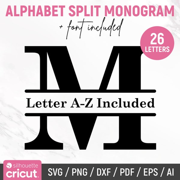 Masculine Monogram Letters - Etsy