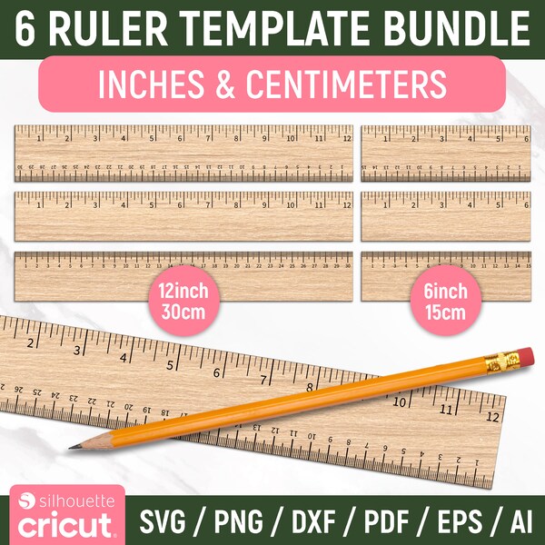 Inch Ruler - Etsy