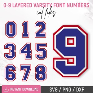 Layered Varsity Font Svg, Layered Sports Svg Alphabet, Varsity Letters ...