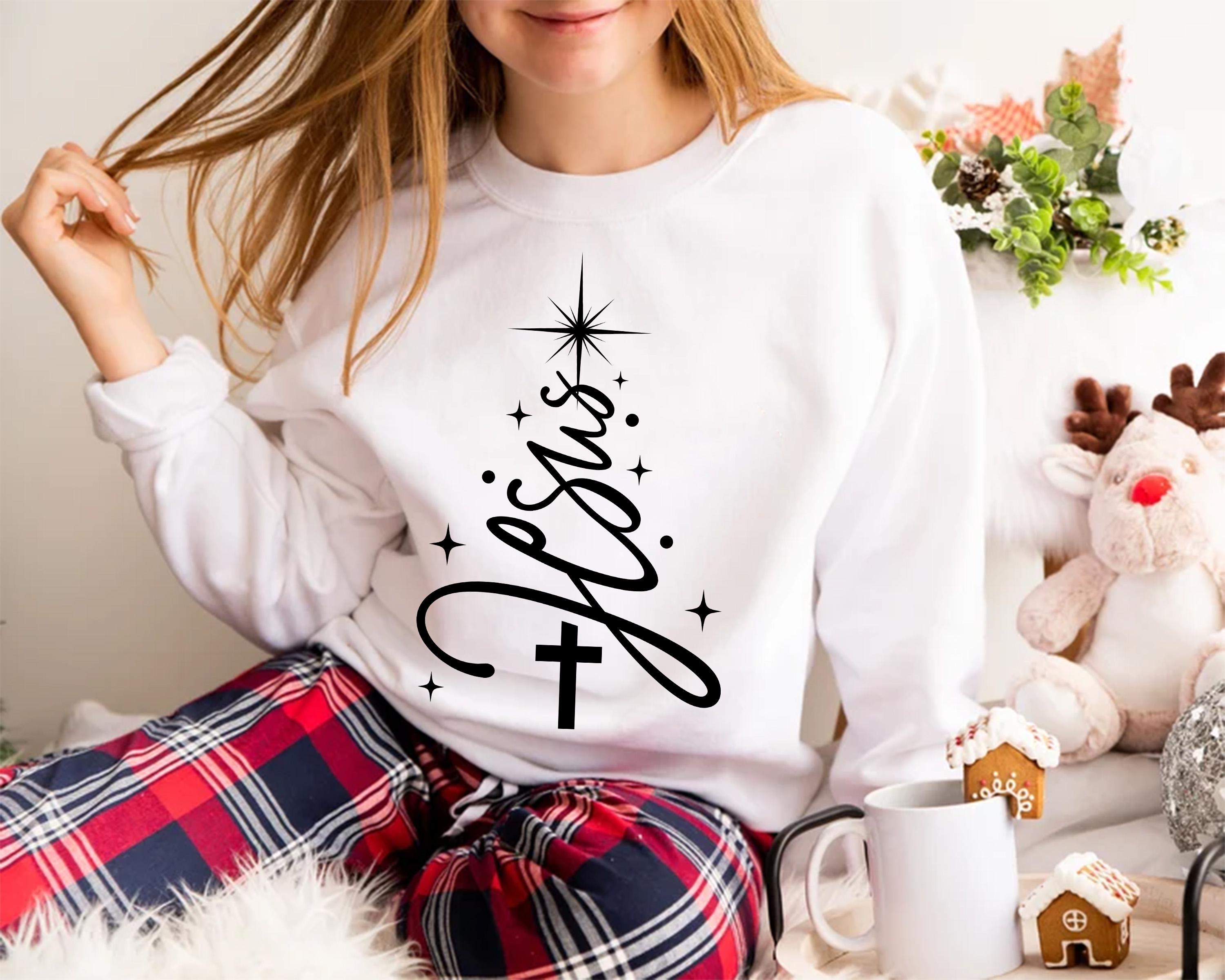 Jesus Christmas Tree Svg, Christian Christmas Svg, Jesus Svg, Christmas ...