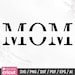 Mom Svg, Mother Svg, Mother's Day Svg, Mom Split Name Frame Svg, Mum ...