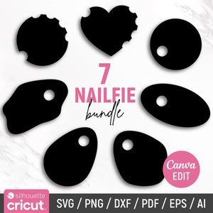 Nailfie Svg, Nailfie Disc Template, Nail Technician, Nail Photo Prop ...