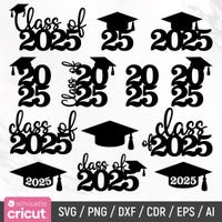 Senior 2025 SVG, Graduation Svg Bundle, Senior SVG, Graduation Shirt ...