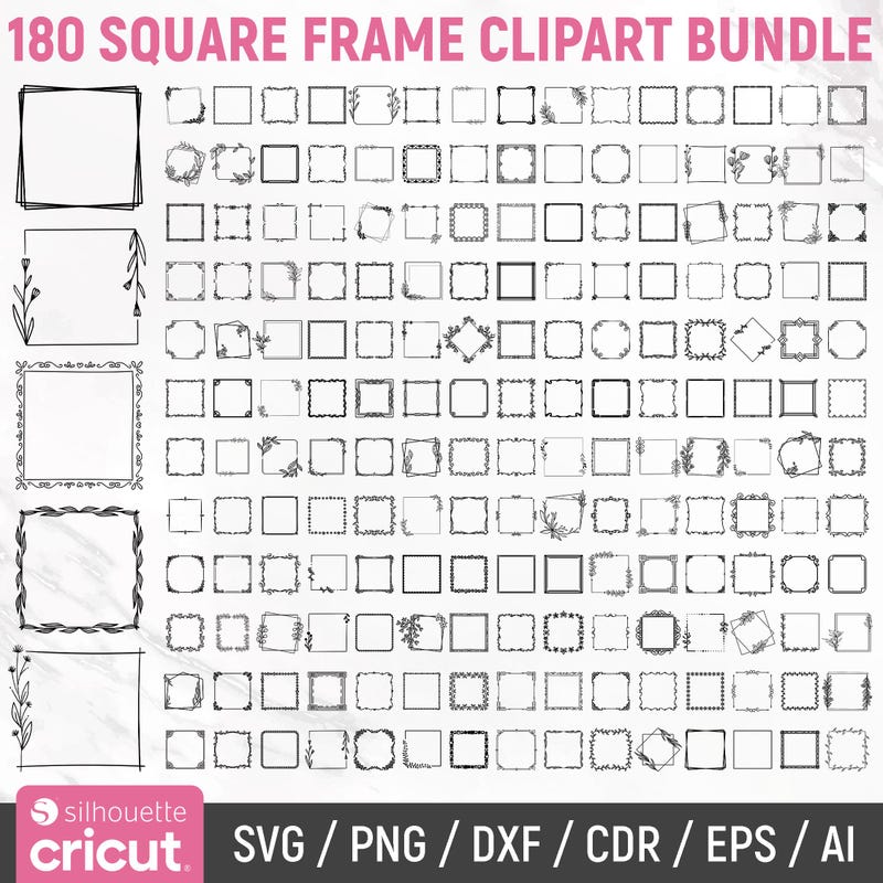 Square Floral Art Downloads - Etsy