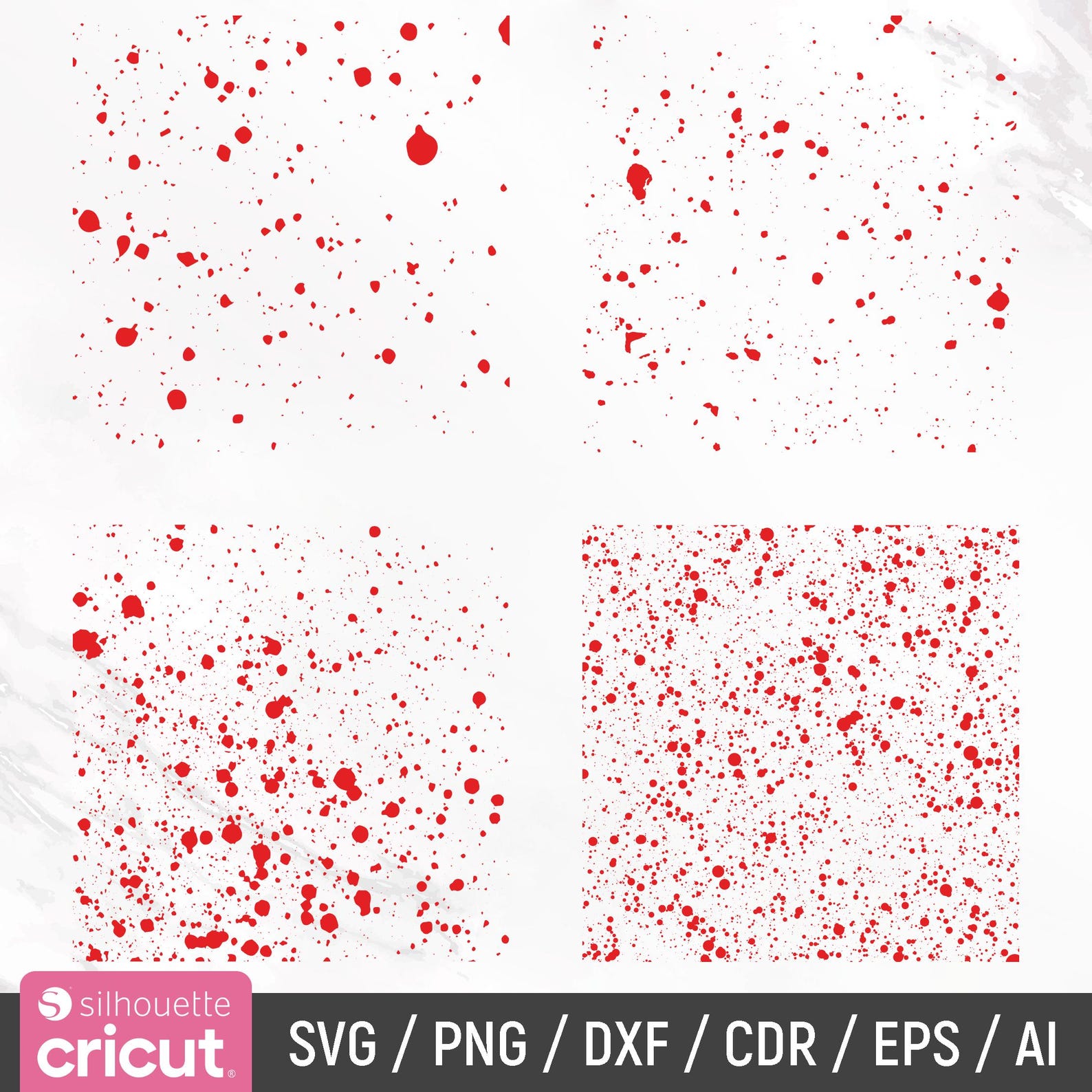 Blood Splatter Svg, Blood Splash, Crime Svg, Paint Splatter Svg, Paint ...