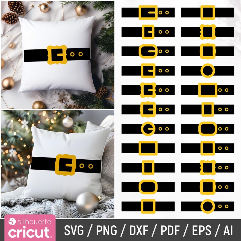 Santa Belt - Etsy