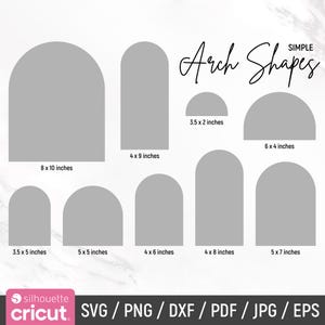 Arch Svg Bundle, Arch Wedding Invitation Template, Boho Chiara Arch Svg ...