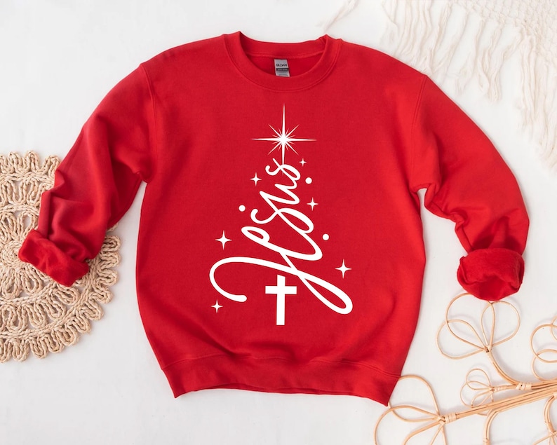 Jesus Christmas Tree Svg, Christian Christmas Svg, Jesus Svg, Christmas ...