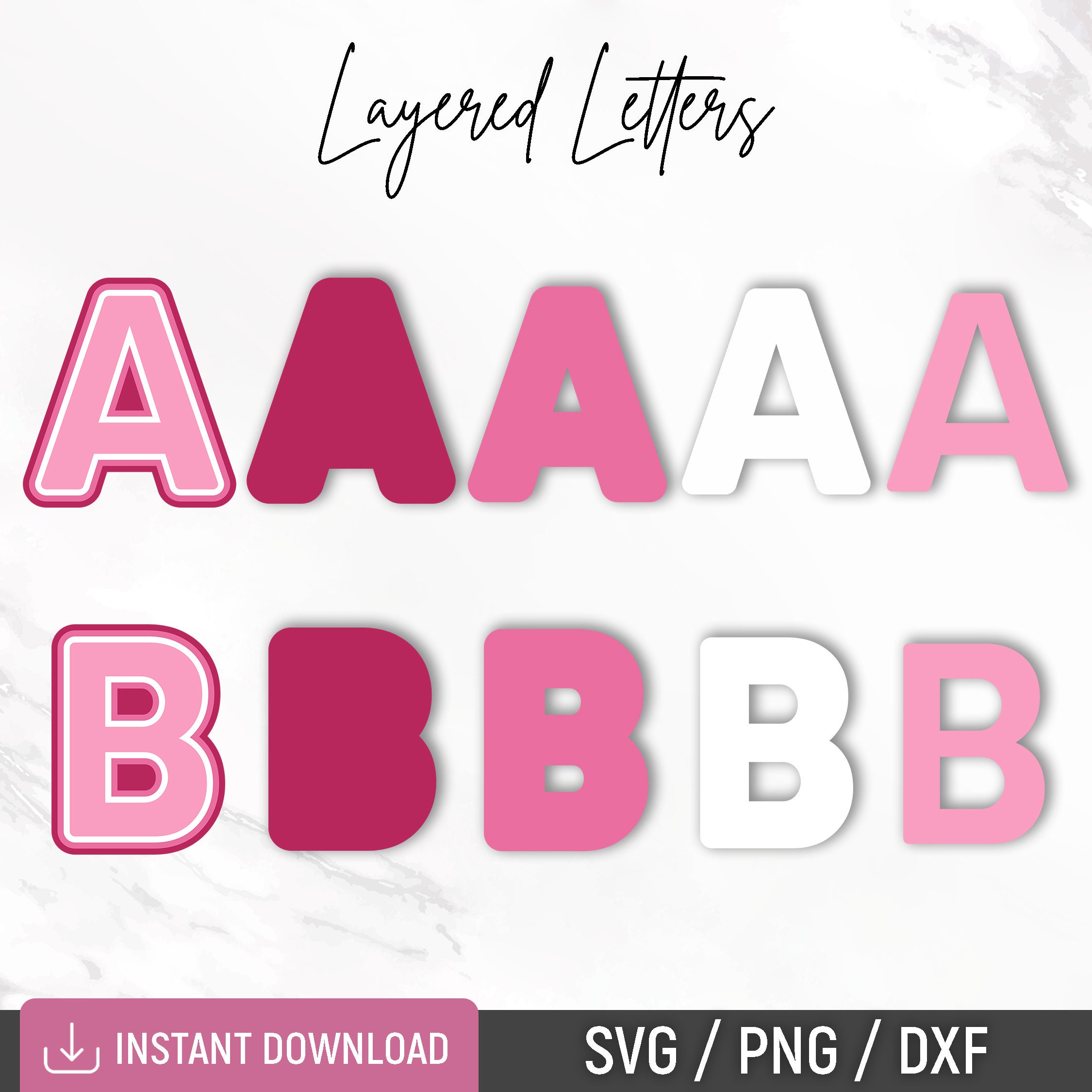 Layered Font Svg, Layered Alphabet Svg, Layered Numbers Svg, Cake ...