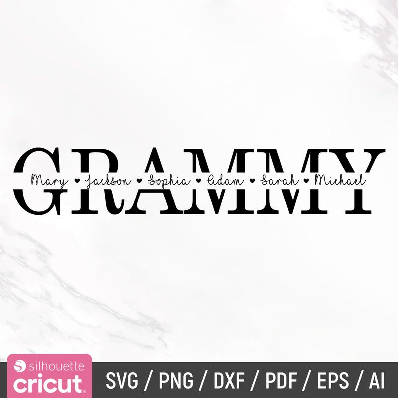 Grammy Svg - Etsy