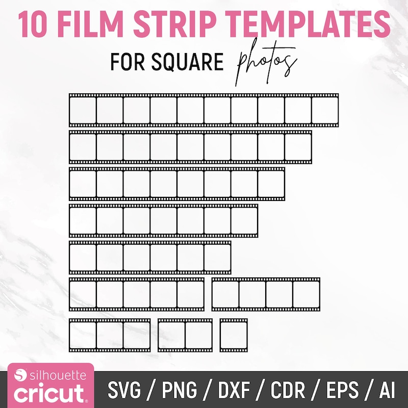 Filmstrip Svg - Etsy