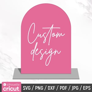 5x7 Arch Sign Template, Arch Sign Svg, Standing Sign Base, Social Media ...