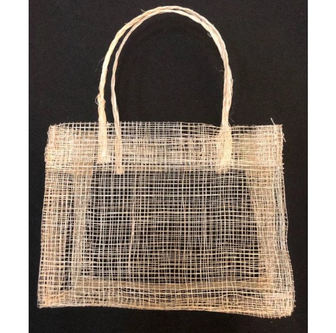 10pcs Sinamay Bag, 5x2x4" Natural Sinamay Bag, Small Gift Bags - Etsy