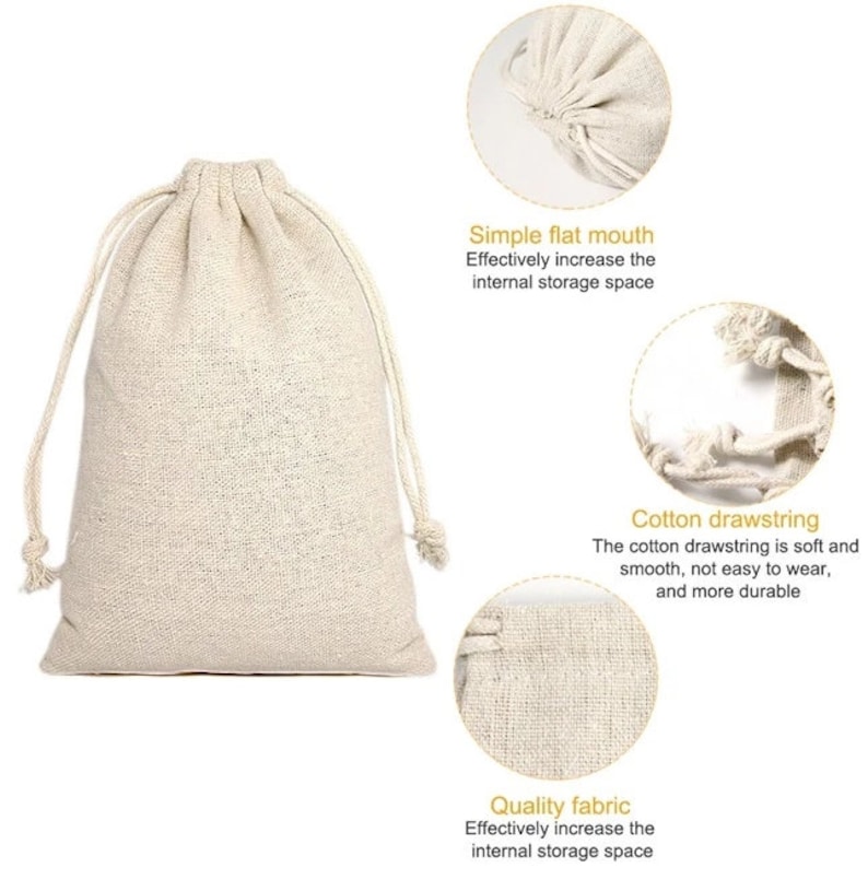 Burlap Pouch, Drawstring Linen Pouch, Wedding Favor Pouch - Etsy