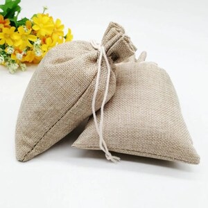 Burlap Pouch, Drawstring Linen Pouch, Wedding Favor Pouch - Etsy