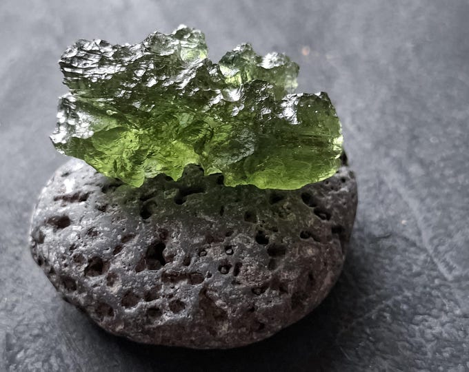Moldavite, Moldavite From Besednice, Rough Moldavite 2,21 G, Moldavite ...