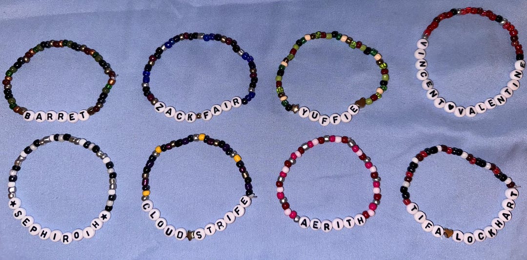 Final Fantasy VII Friendship Bracelets - Etsy