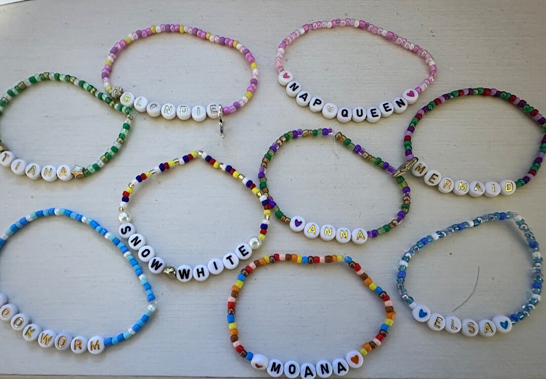 Disney Princess Friendship Bracelets - Etsy