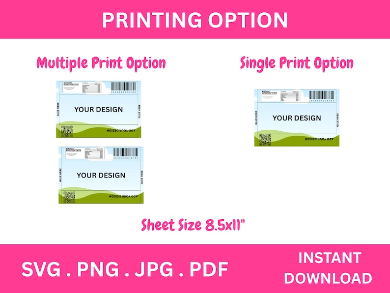 Chocolate Bar Wrapper Template | Editable Candy Bar Label , Party Favor ...