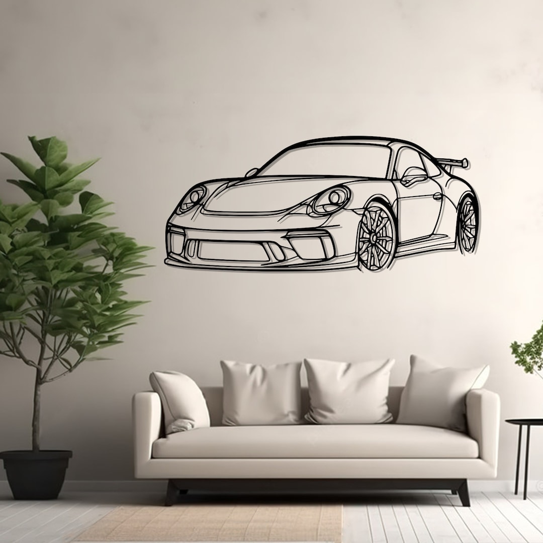 911 GT3 METAL WALL DECOR - Etsy