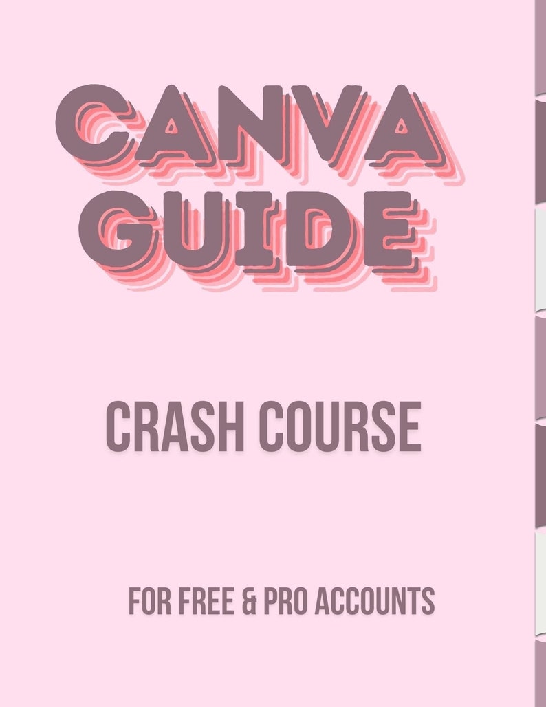 Canva Crash Course, Digital Marketing Guide With Master Resell Rights ...