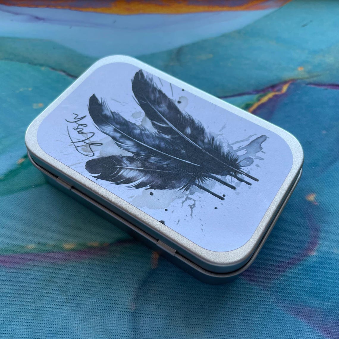 Curated CROW STASH Miniatures Good Luck Treasures Tin community Chest ...