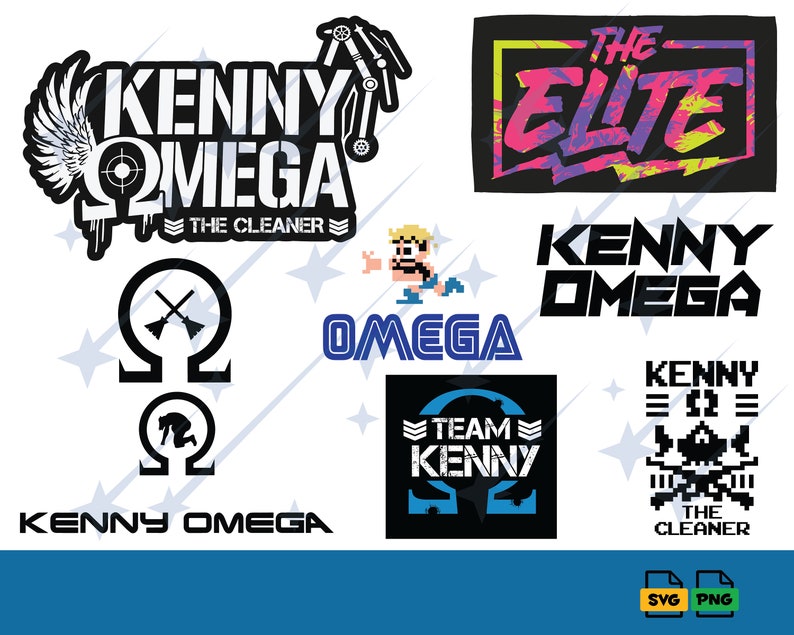 Kenny Omega SVG and PNG Formats Ready to Use for Cricut High Resolution ...