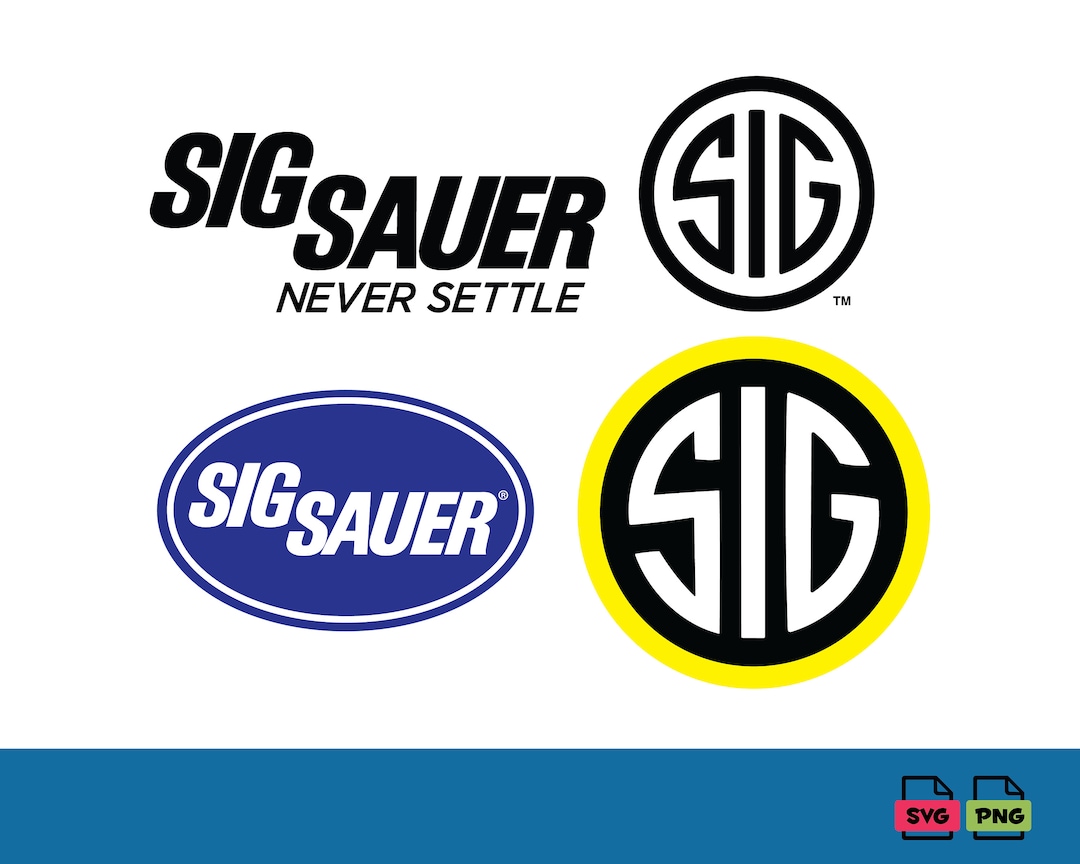 Sig Sauer SVG and PNG Formats Ready to Use for Canva and Cricut High ...