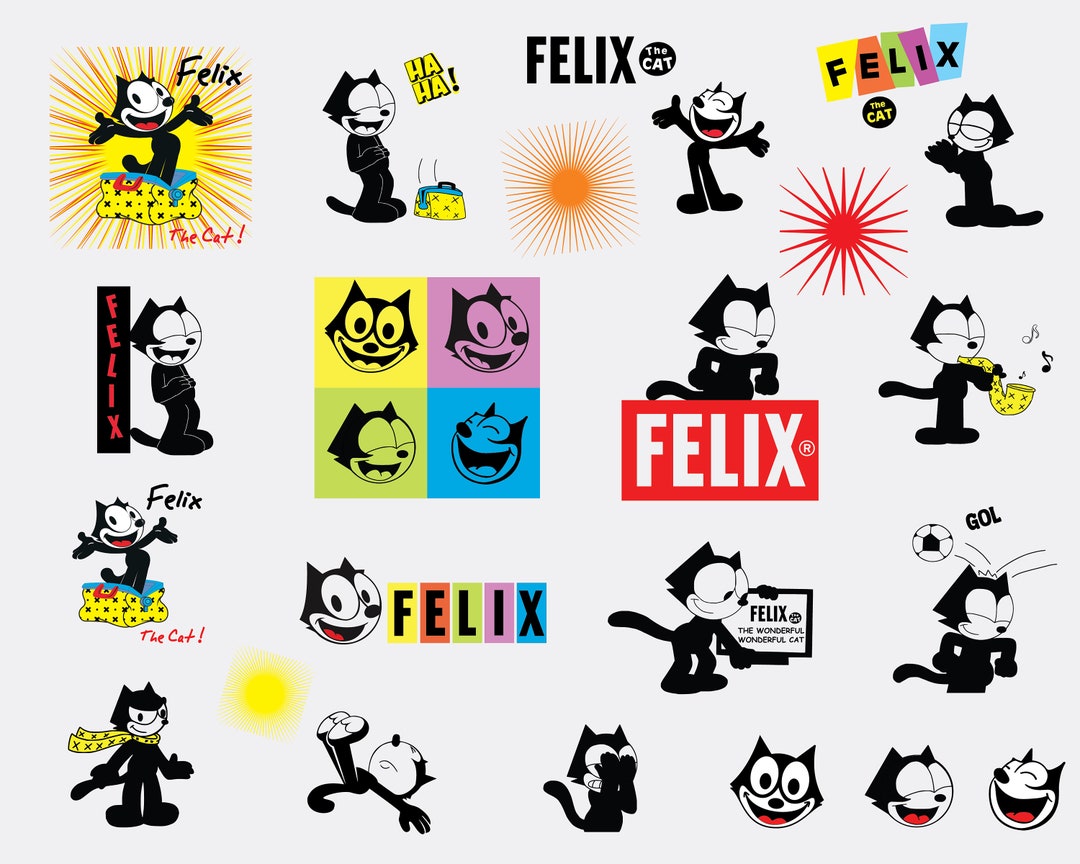 Felix the Cat SVG and PNG Formats Ready to Use for Canva and Cricut ...