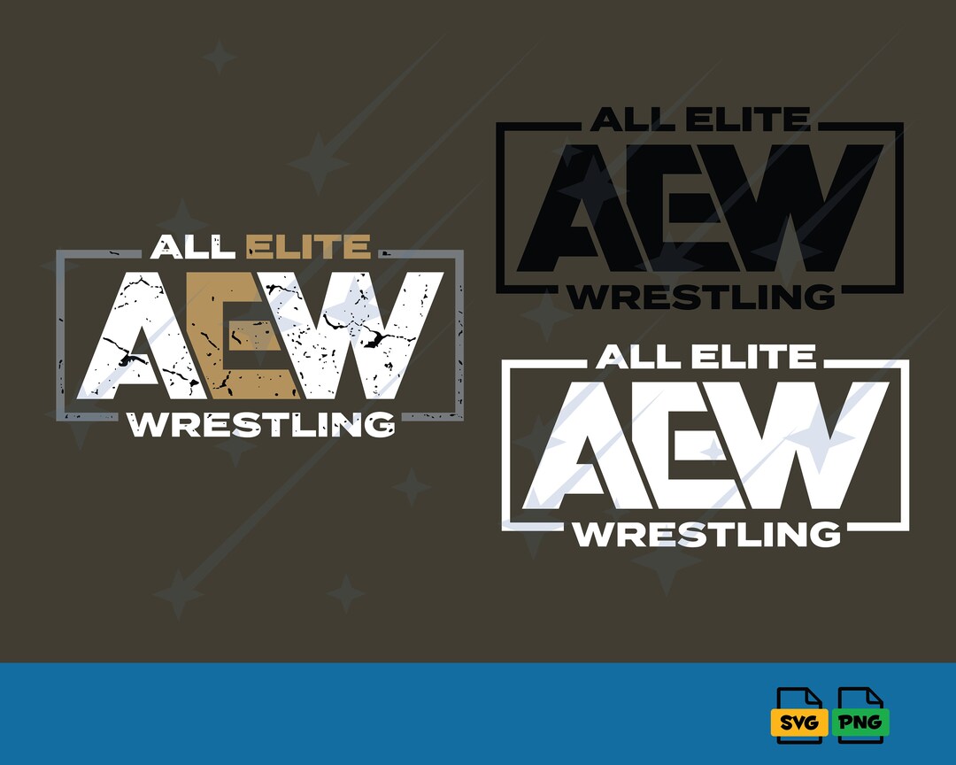 AEW Elite SVG and PNG Formats Ready to Use for Cricut High Resolution ...