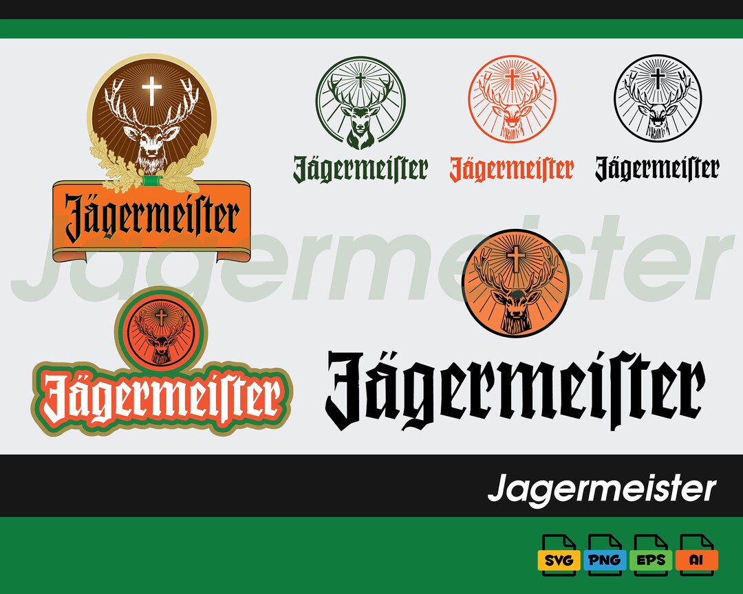 Jägermeister SVG and PNG Formats Ready to Use for Canva and Cricut High ...