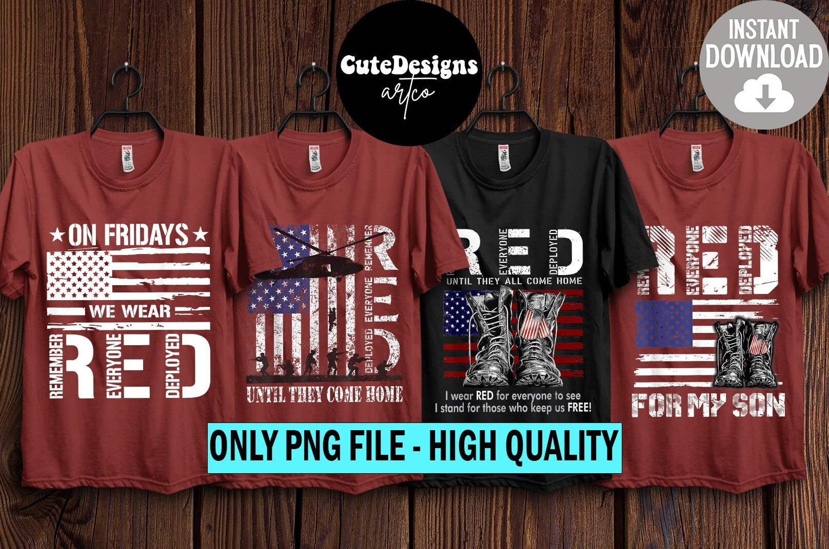 Remember Everyone Deployed PNG, RED Friday Military, RED Friday for My ...